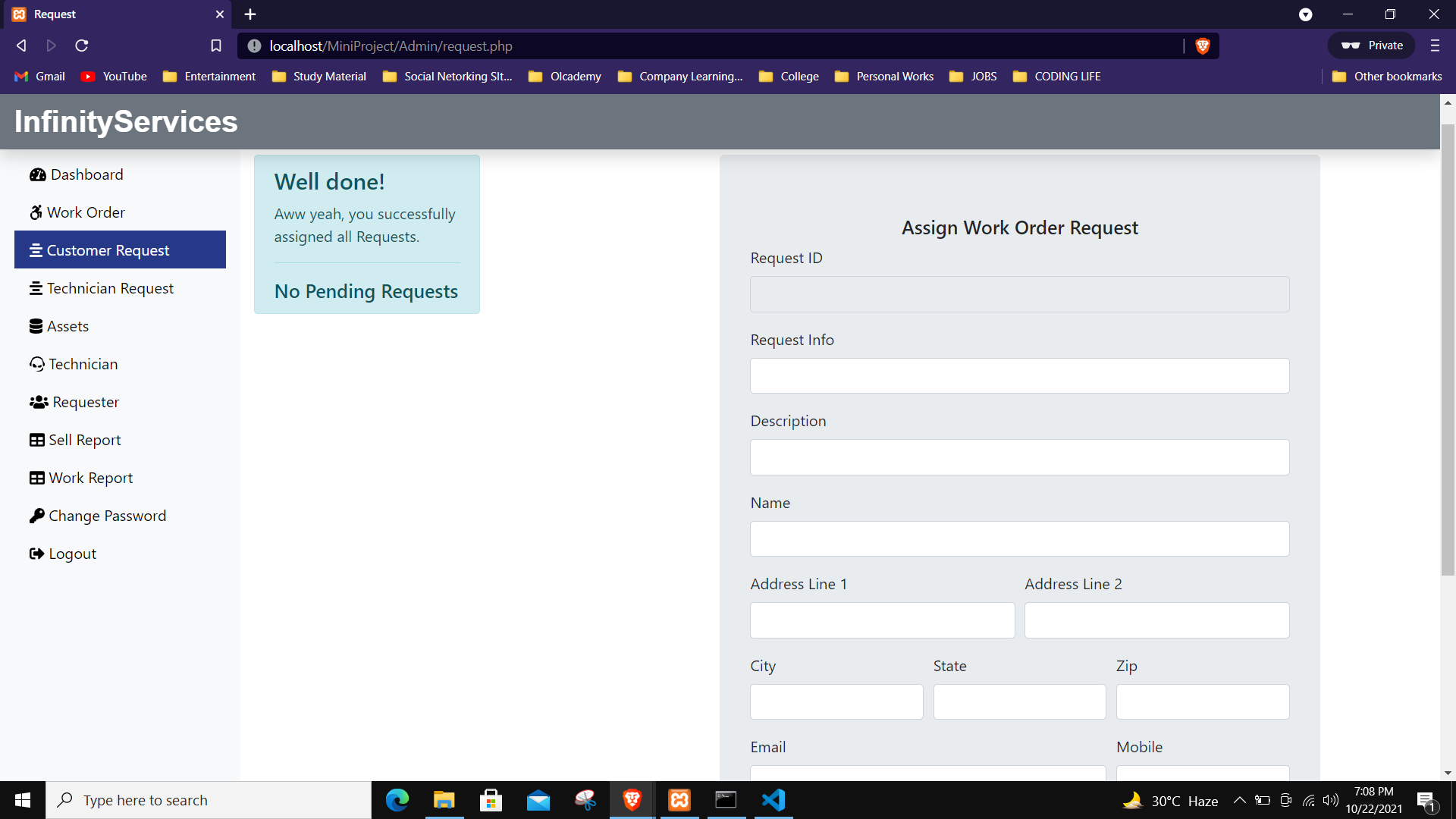 Github Rexon Pambujyaonlineservicemanagementssystem Online Service Managements System Is