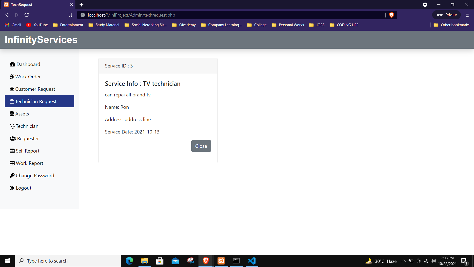 GitHub - Rexon-Pambujya/Online_Service_Managements_System: Online Service Managements System is ...