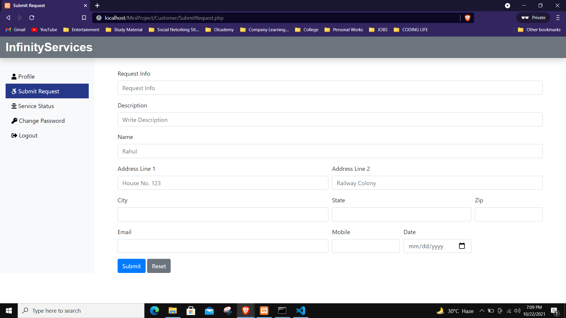Github Rexon Pambujyaonlineservicemanagementssystem Online Service Managements System Is 4449