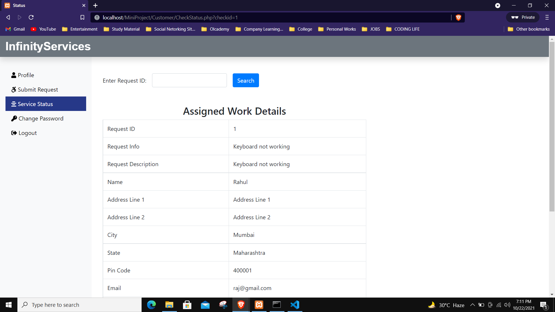 GitHub - Rexon-Pambujya/Online_Service_Managements_System: Online Service Managements System is ...