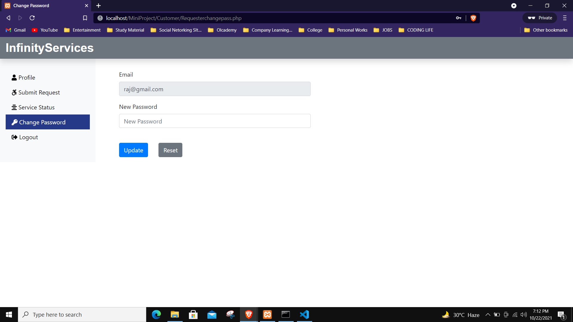 GitHub - Rexon-Pambujya/Online_Service_Managements_System: Online Service Managements System is ...