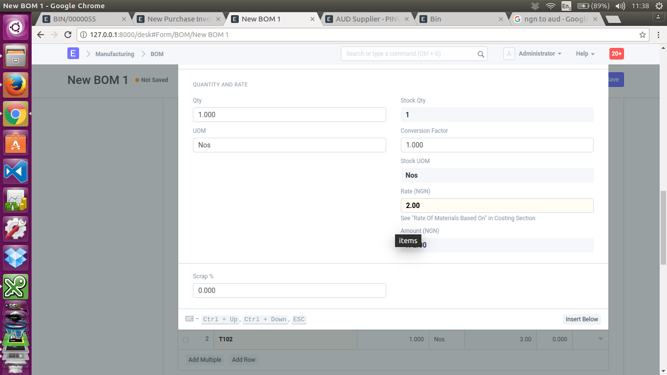 BOM - Currency symbol issue · Issue #10099 · frappe/erpnext · GitHub