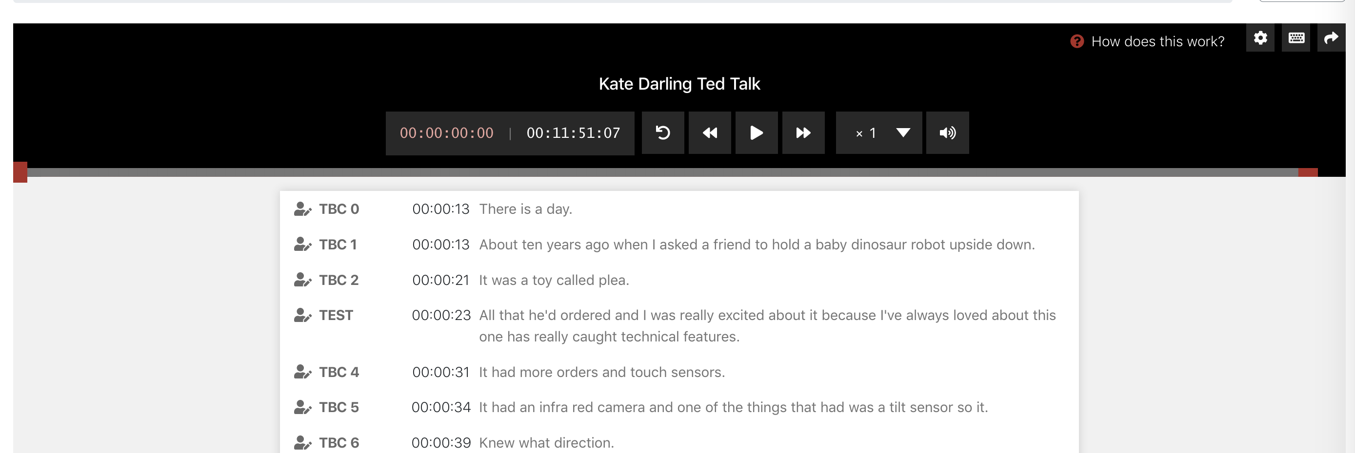 Adding audio for demo and utilise mediaType prop for React-Transcript ...