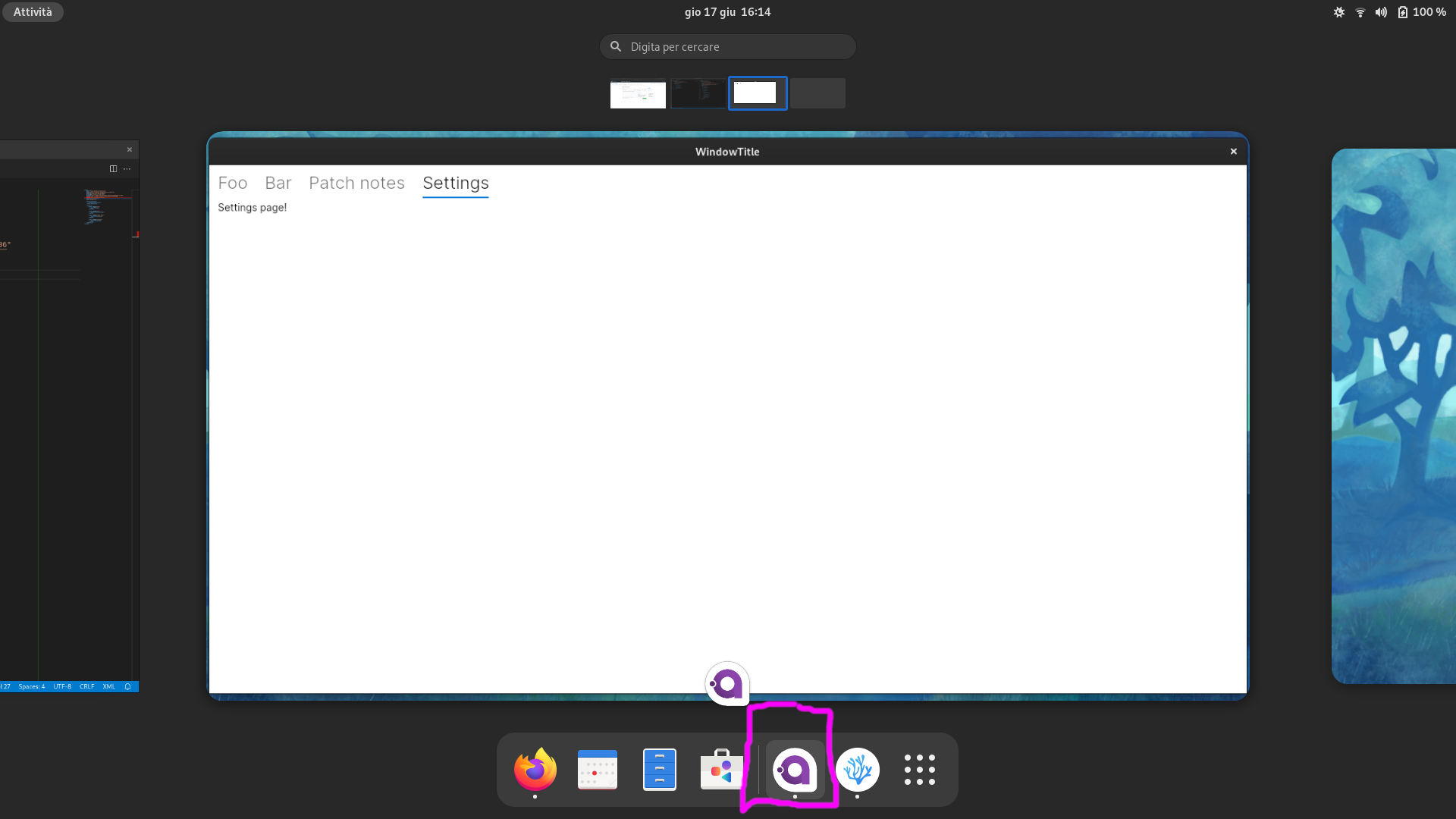 How can I show the App title into GNOME 40 top bar and dash panel? · AvaloniaUI Avalonia ...