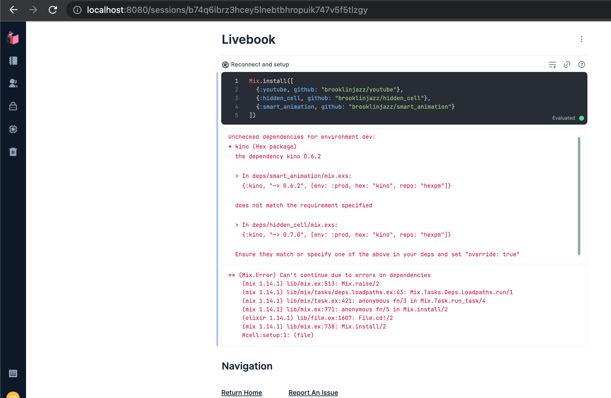 Dependency kino 0.6.2 does not match requirement specified · Issue #600 · DockYard-Academy ...