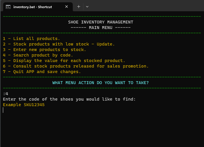 GitHub - eleandro-s-joaquim/finalCapstone: Footwear Manager - Capstone IV
