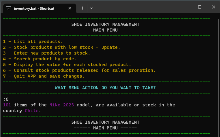 GitHub - eleandro-s-joaquim/finalCapstone: Footwear Manager - Capstone IV