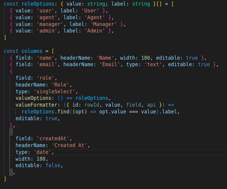 [data grid] singleSelect cell should display `option.label` instead of `option.value` when ...
