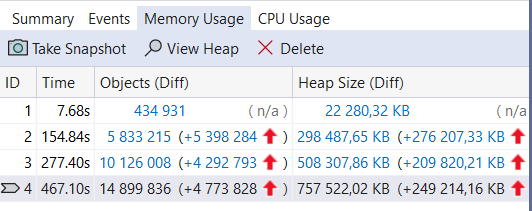 Memory leak slowing down simulations · Issue #1 · davidbozjak ...