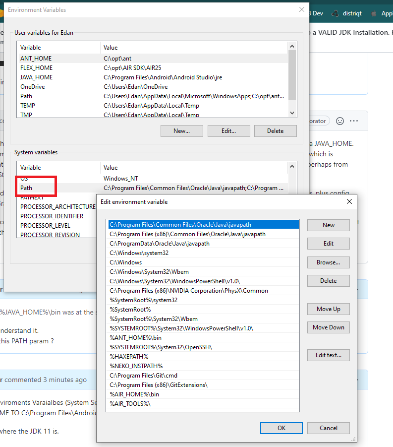 In Generating .aab Android App bundle, I keep getting the following Error. JAVA_HOME does not ...