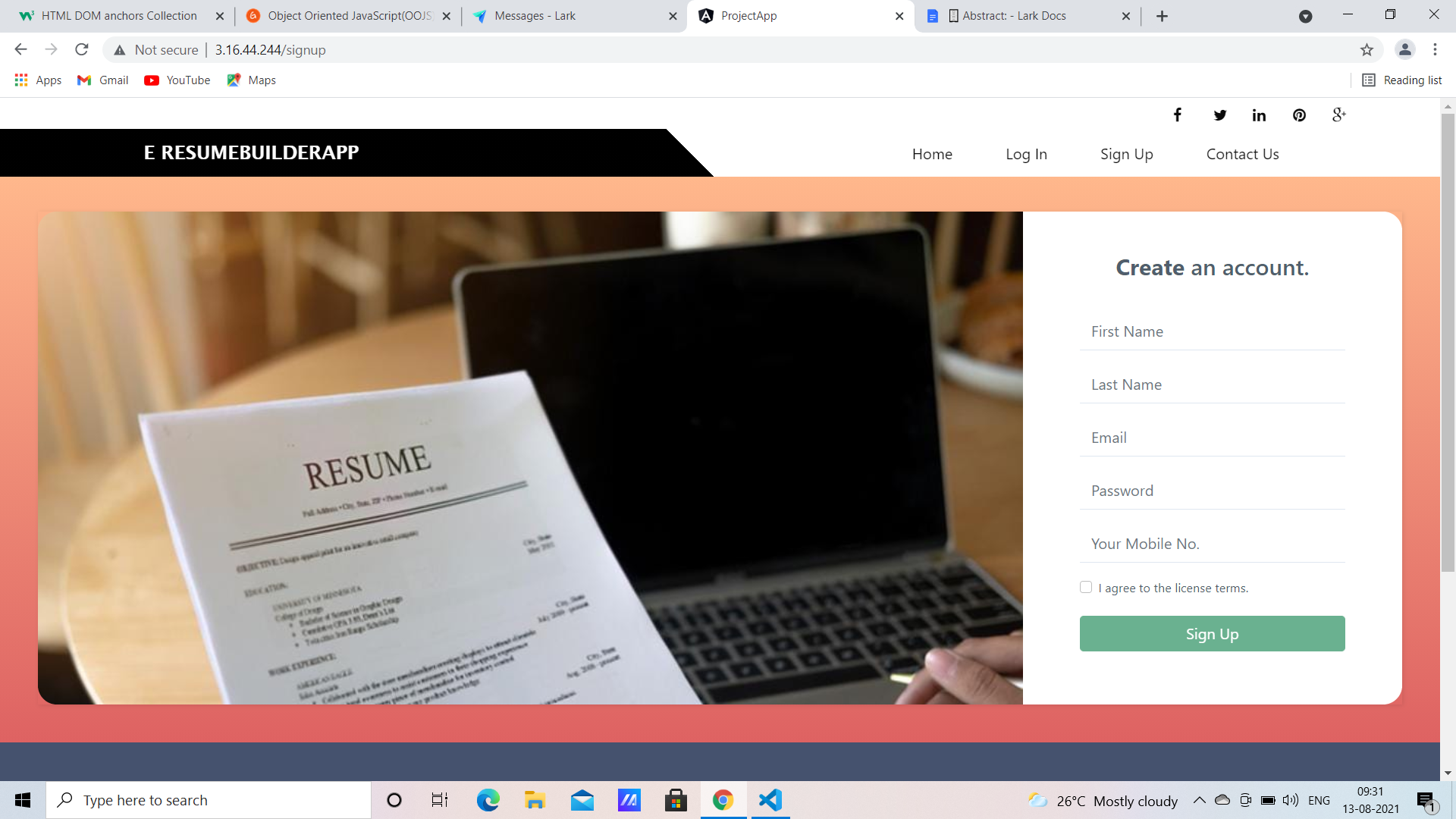 GitHub - sinan14/resume-builder