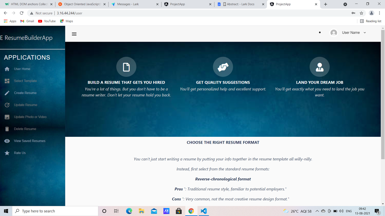 GitHub - sinan14/resume-builder