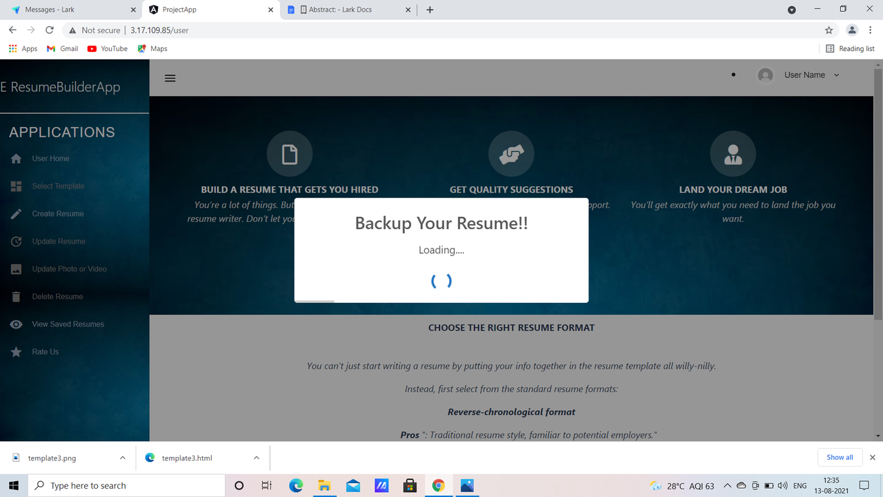 GitHub - sinan14/resume-builder