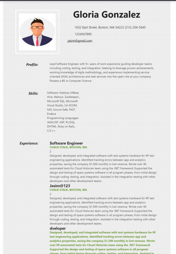 GitHub - sinan14/resume-builder