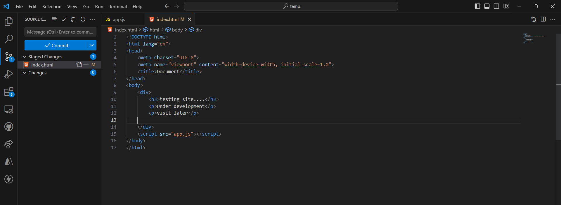Bug :git smart commit not properly work · Issue #190657 · microsoft/vscode · GitHub