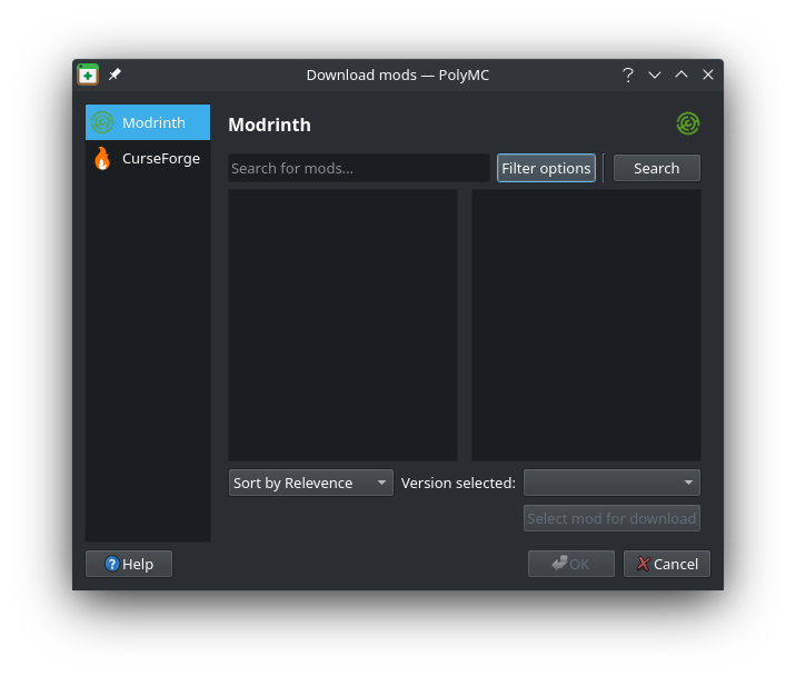 Cant use Modrinth with Quilt · Issue #446 · PolyMC/PolyMC · GitHub