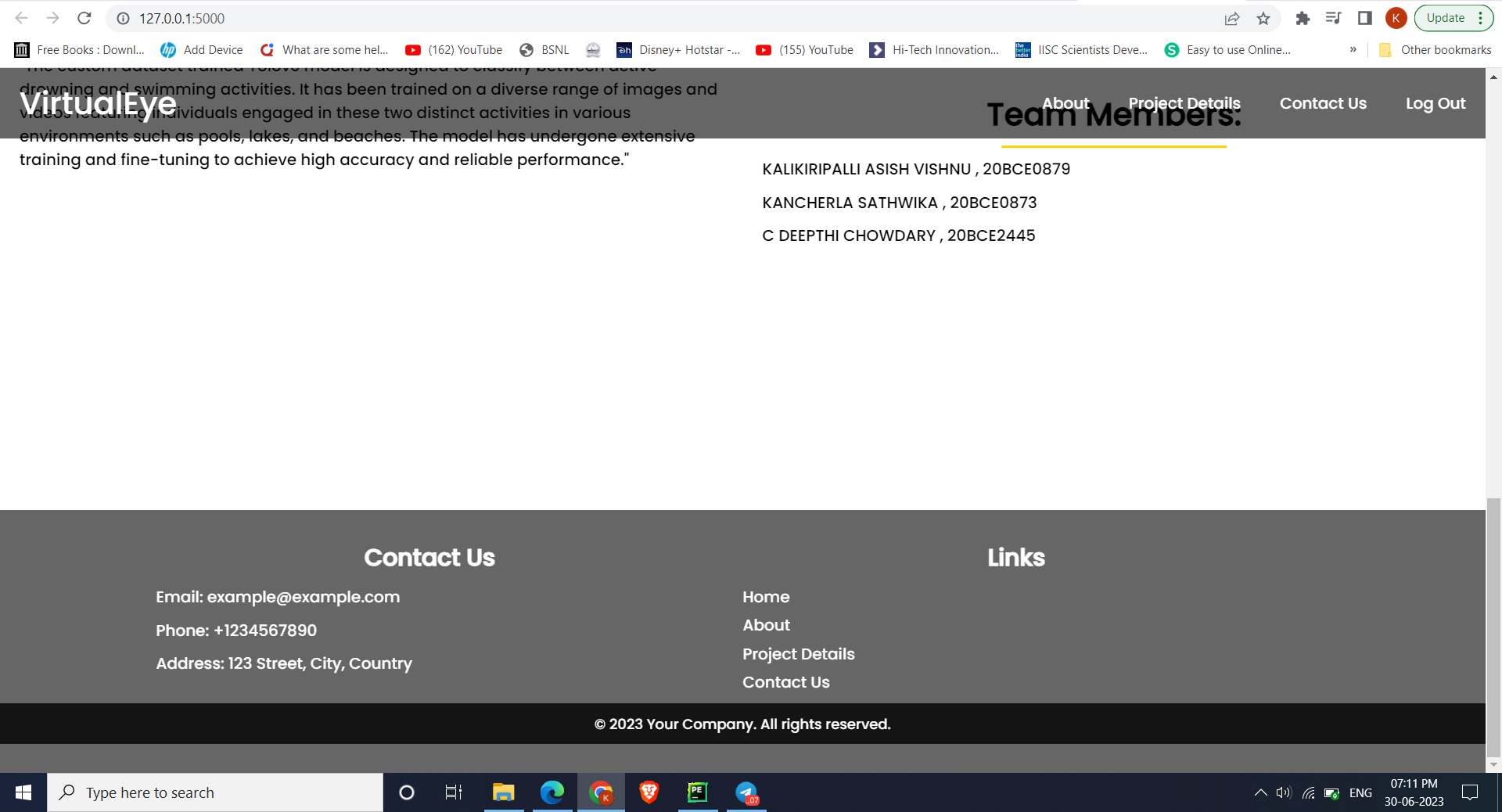 GitHub - Asish45vishnu/VIRTUAL-EYE-Life-Guard-for-Swimming-Pools-to-Detect-Active-Drowning ...