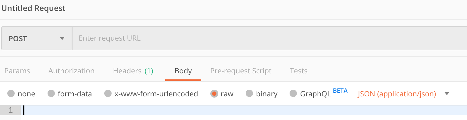 Json should be given as option to select body type in post call · Issue ...