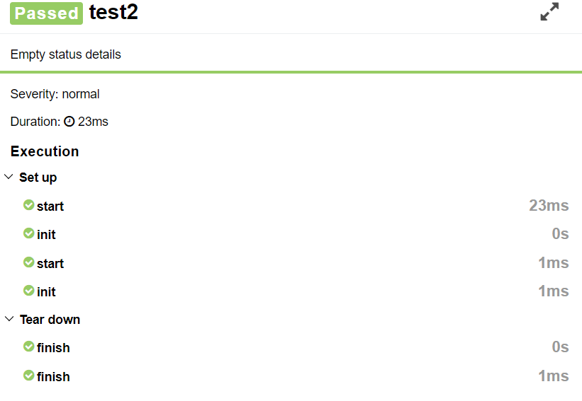 [TestNg] Set Up/Tear down sections collect and display information from ...