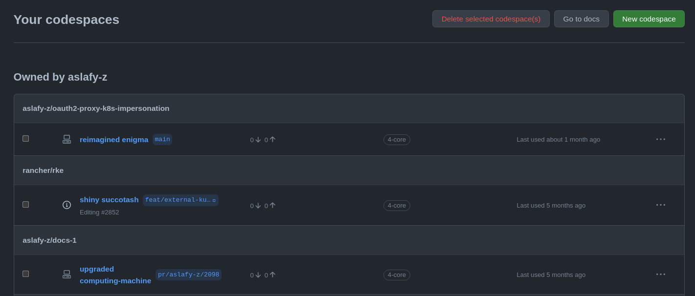 Add An Option To Batch Delete Github Codespaces Instances · Issue 5875 · Refined Githubrefined