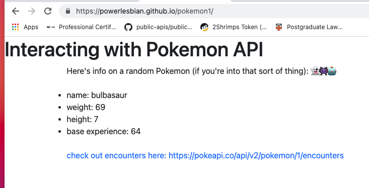 GitHub - powerlesbian/pokemon1: first jab at rendering pokemon api ...