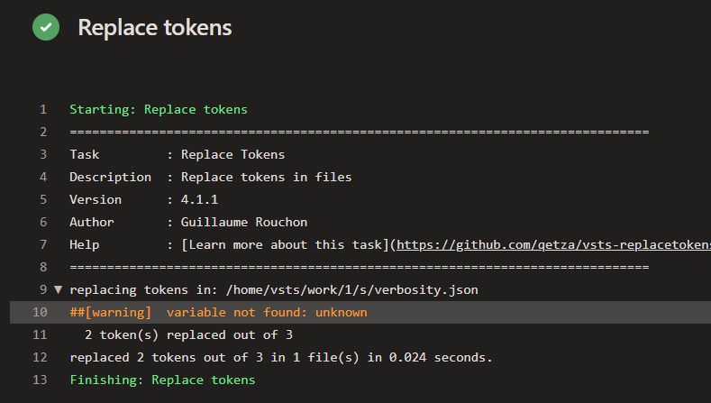Systemdebug Does Not Set Verbosity To Detailed · Issue 249 · Qetzavsts Replacetokens Task 5152