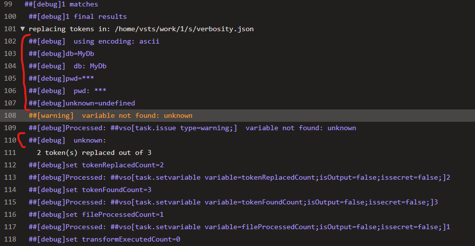 System.debug does not set verbosity to detailed · Issue #249 · qetza/vsts-replacetokens-task ...