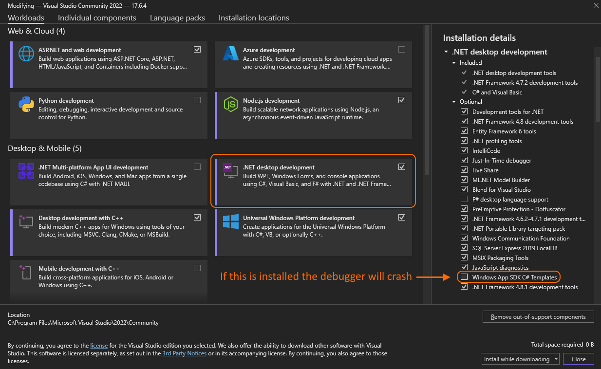 Unable To Find Method Appcontainerdebuglaunchtargetsprovider · Issue 8419 · Microsoftmicrosoft 