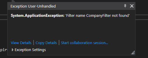 Custom Filter not working in EF 6 · Issue #4300 · aspnetboilerplate/aspnetboilerplate · GitHub