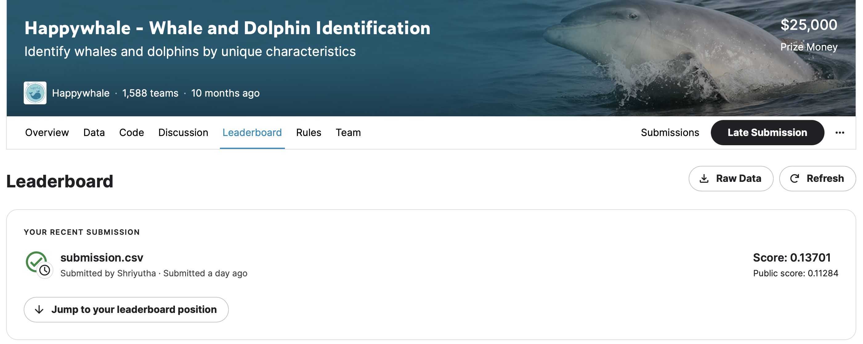 GitHub - shriyutha/Whales-and-Dolphins-Identification-CNN-model: HAPPY WHALES AND DOLPHINS ...