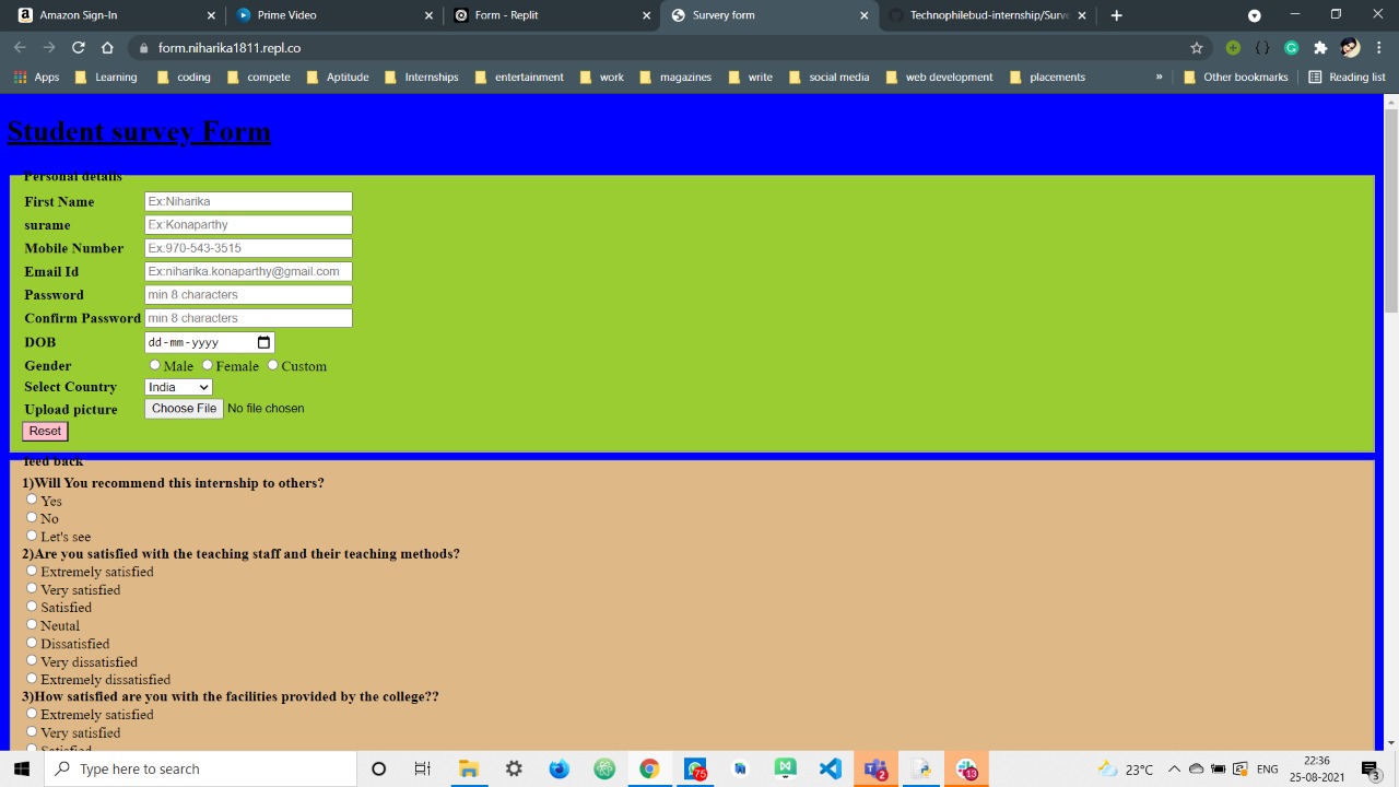 GitHub - Konaparthy-Niharika/Technophilebud-internship: Web designing projects and development ...