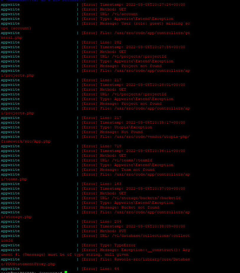 🐛 Bug Report: Permissions Error in Collection 0.13.1 · Issue #2906 · appwrite/appwrite · GitHub
