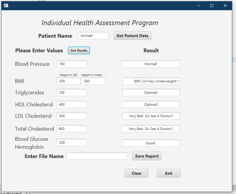 GitHub - mcaffarelli/Health-Assessment--.txt--Files
