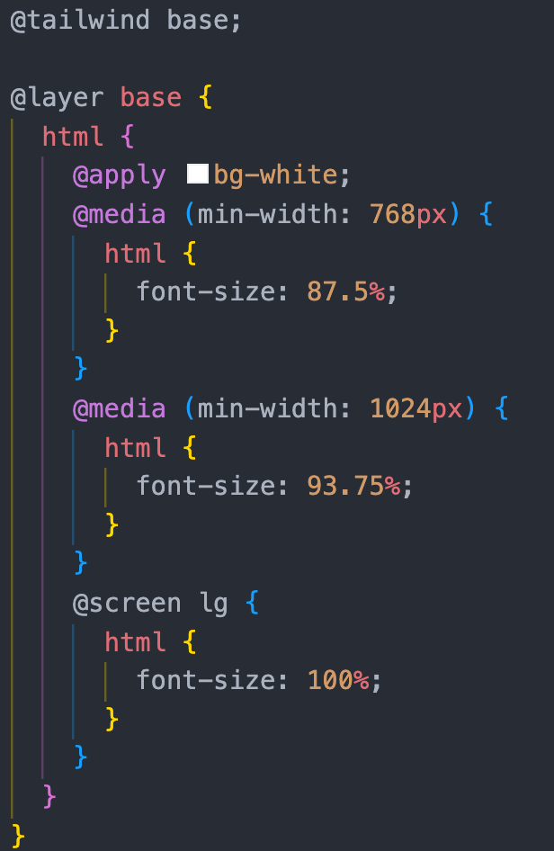 Directive Highlighting Issues · Issue 428 · Tailwindlabs Tailwindcss