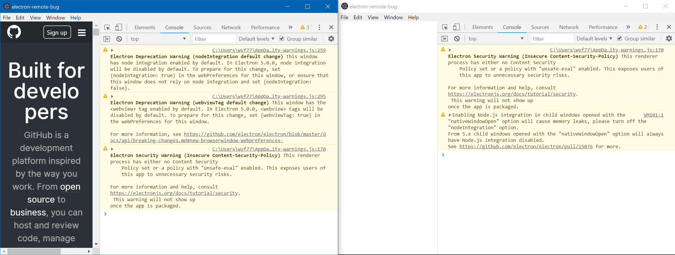 webPreferences.webviewTag option takes no effect on BrowserWindow opened by nativeWindowOpen ...