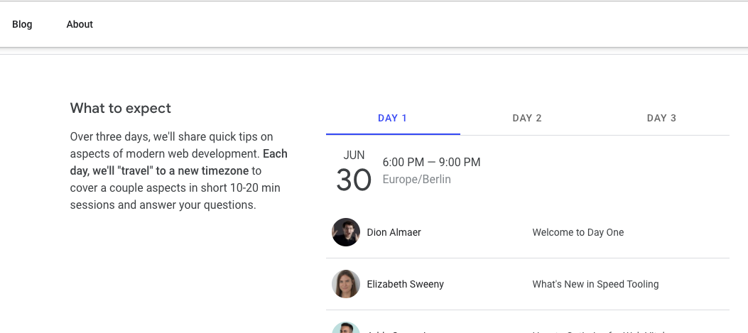 Improve behavior of hotlinks to web.dev LIVE schedule · Issue #2990 · GoogleChrome/web.dev · GitHub
