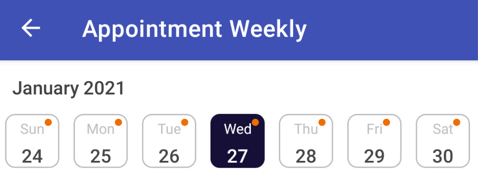 Selecting one date make all Unselected in Weekly Calendar · Issue #252 ...