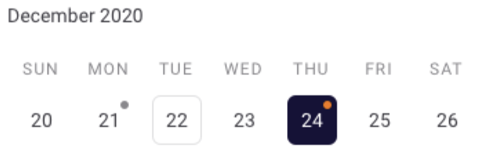 Selecting one date make all Unselected in Weekly Calendar · Issue #252 ...