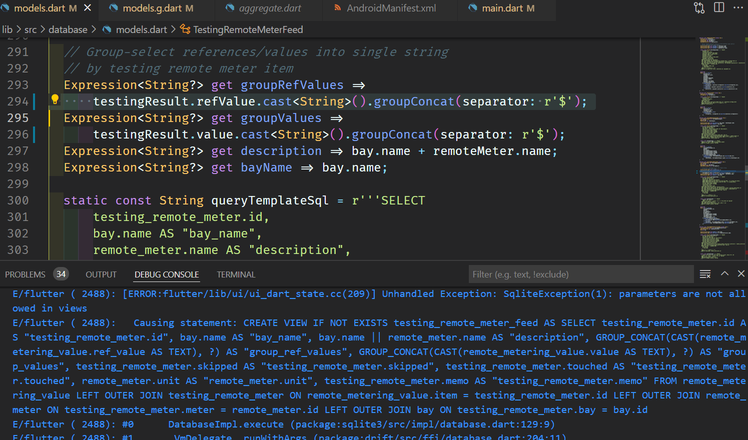 Using custom separator in `groupConcat` when creating View · Issue #1729 · simolus3/drift · GitHub