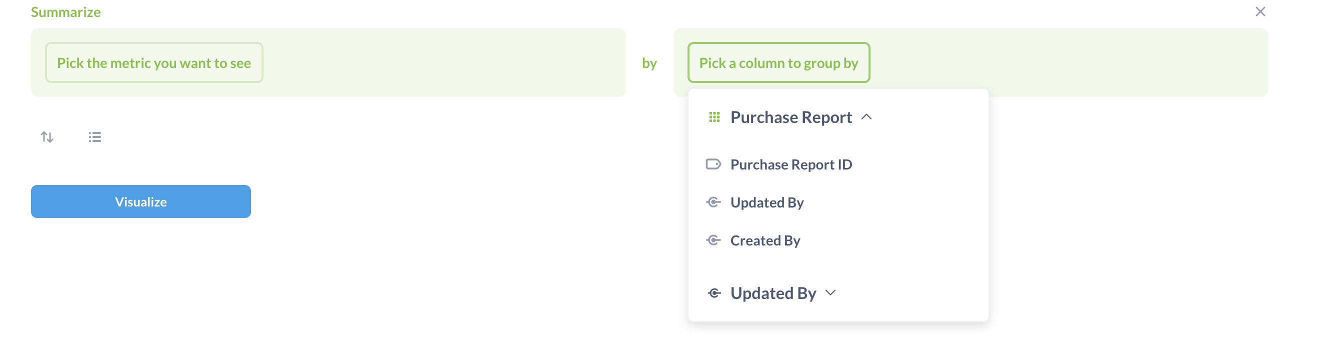 Group By drop-down only shows first relationship between Table A and Table B · Issue #33451 ...