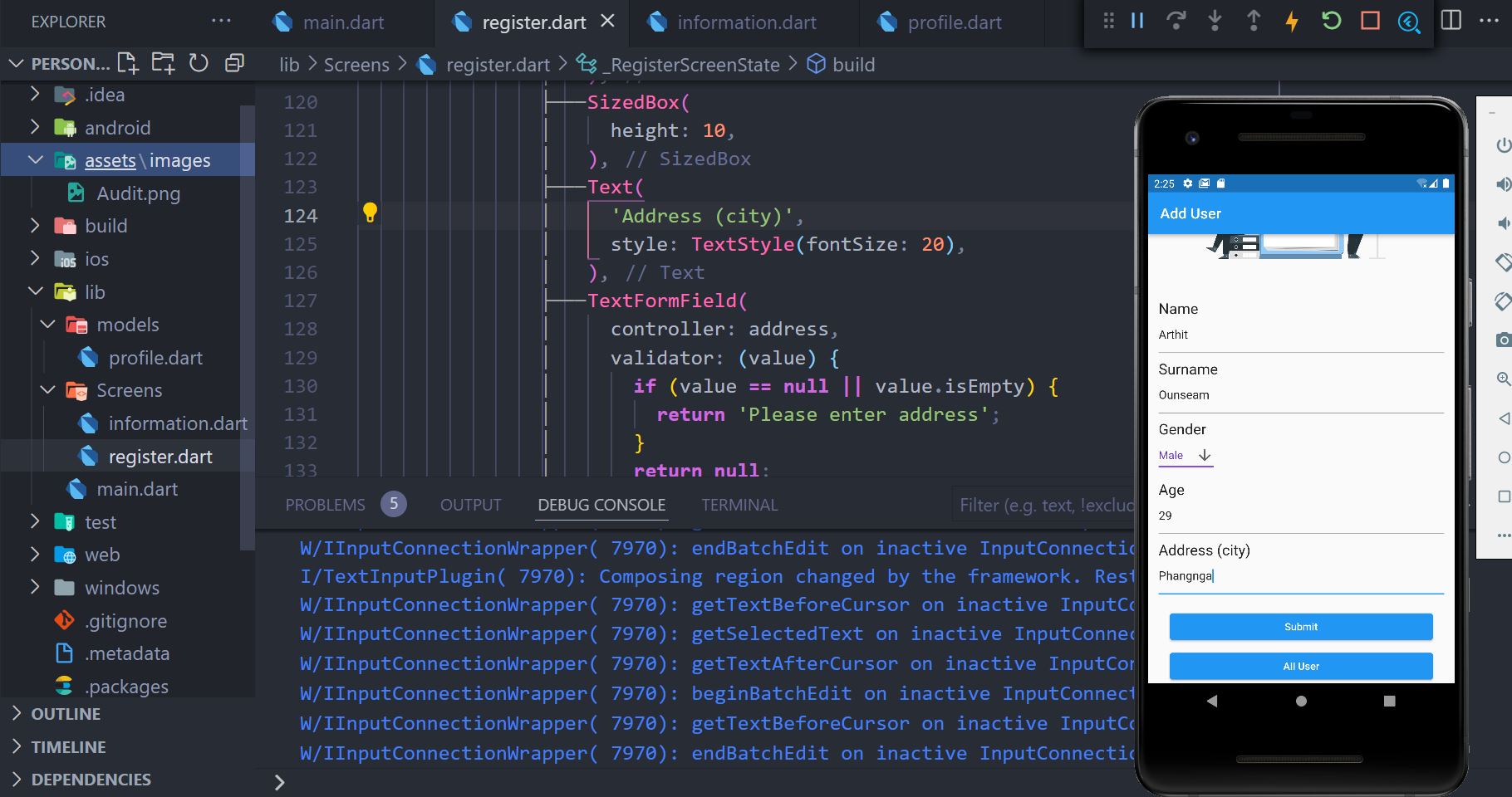 GitHub - arthit666/Flutter_Personal_information