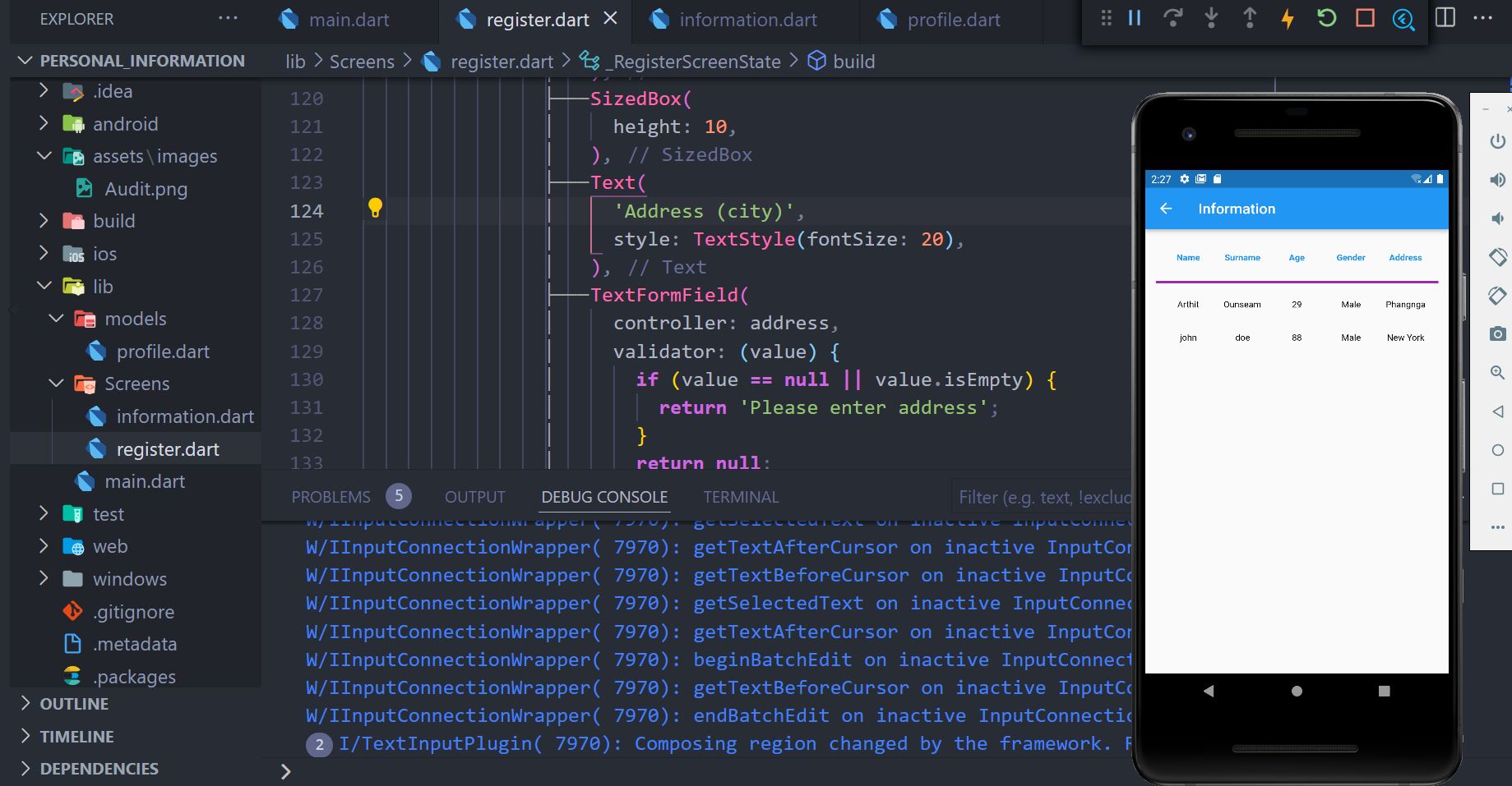 GitHub - arthit666/Flutter_Personal_information