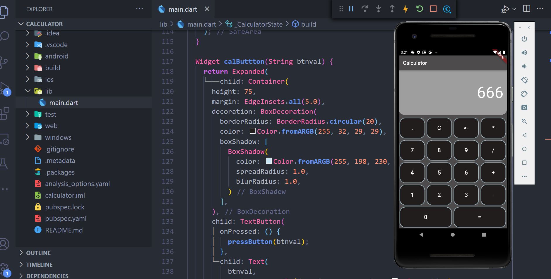 GitHub - arthit666/Flutter-Calculator