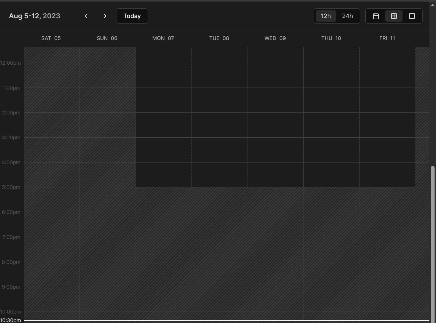 End Date In Scheduler Heading Does Not Match With Calendar Issue
