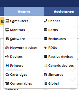 Assets racks and profiles · Issue #8935 · glpi-project/glpi · GitHub