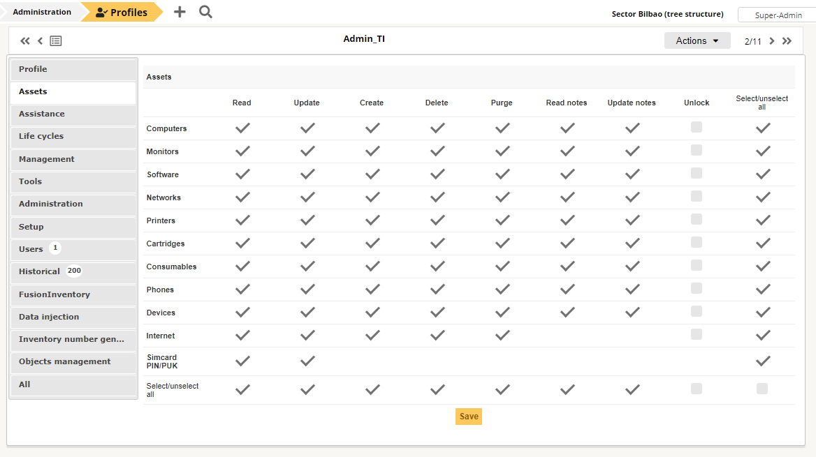 Assets racks and profiles · Issue #8935 · glpi-project/glpi · GitHub