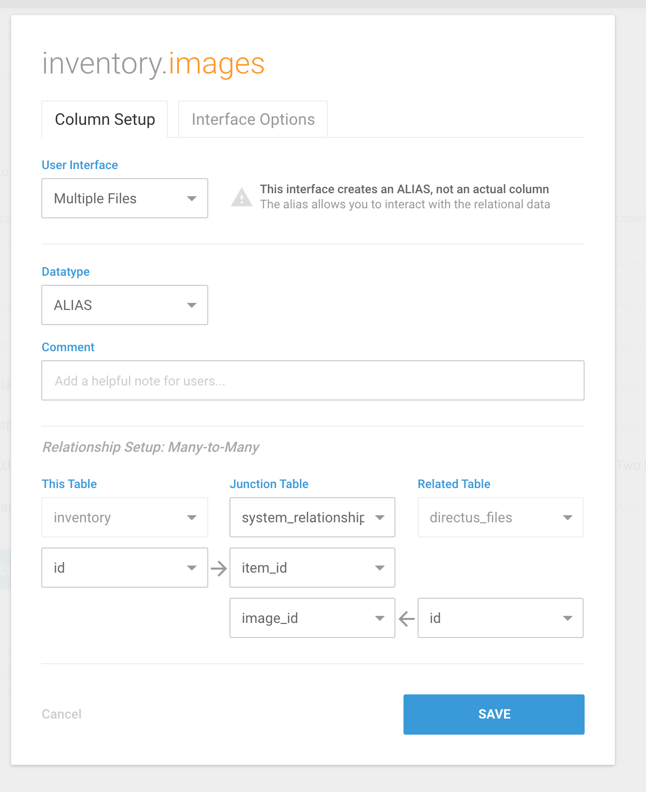 Multiple files column throws error · Issue #2045 · directus/directus · GitHub