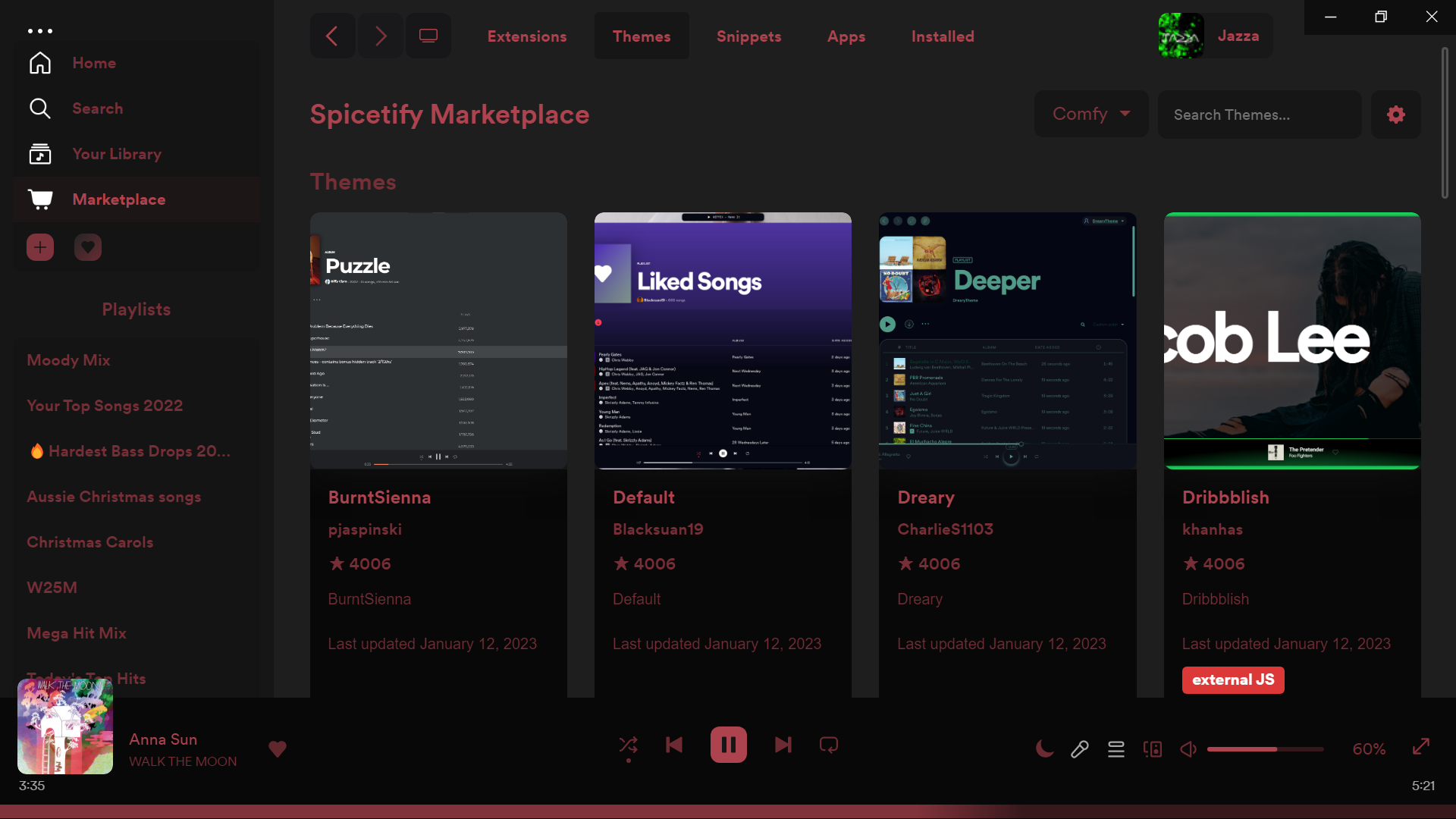 Colour scheme randomly switches · Issue #108 · Comfy-Themes/Spicetify · GitHub