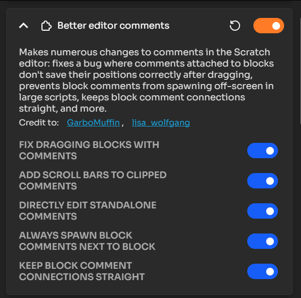 Duplicating blocks causes comment connection lines to no longer be straight even with addon ...