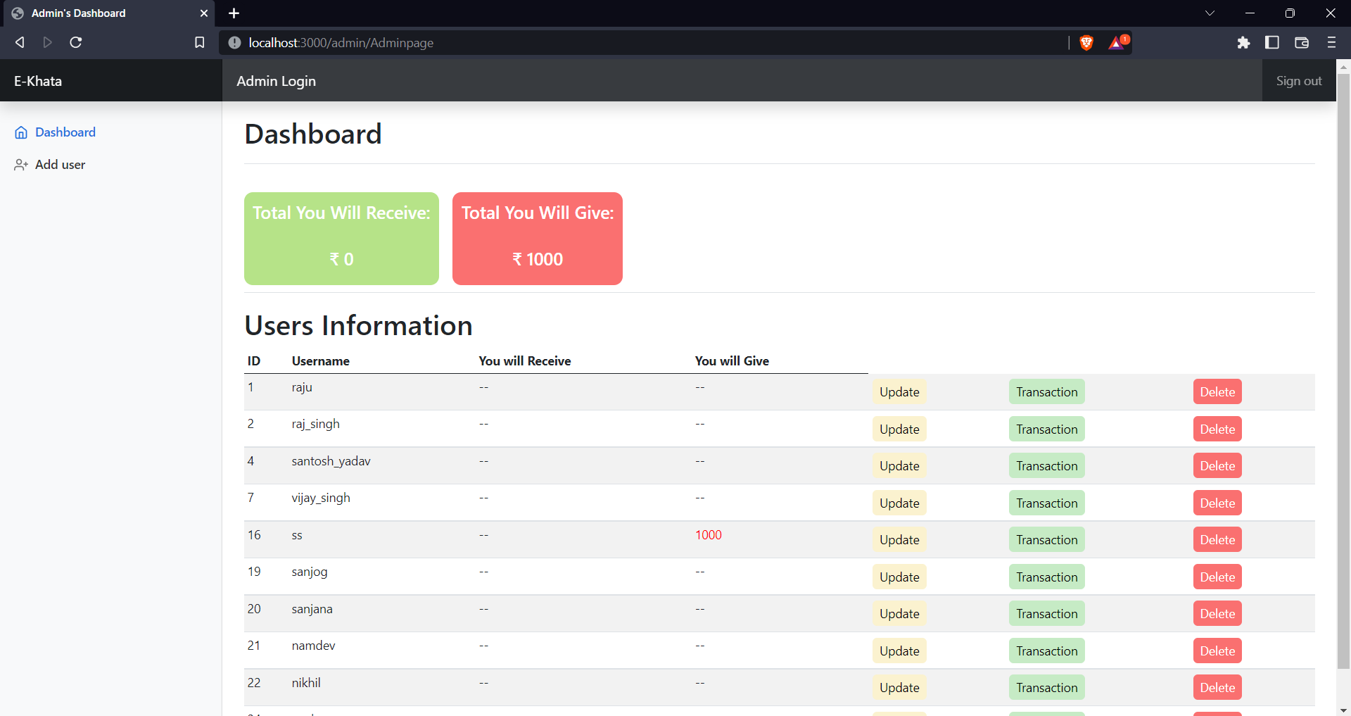 GitHub - kf100/E-Khata: An online system to store pending payments from different users